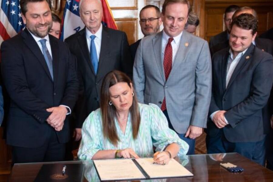 Governor Sarah Sanders Takes Strong Stance: Chinese State-Owned ...