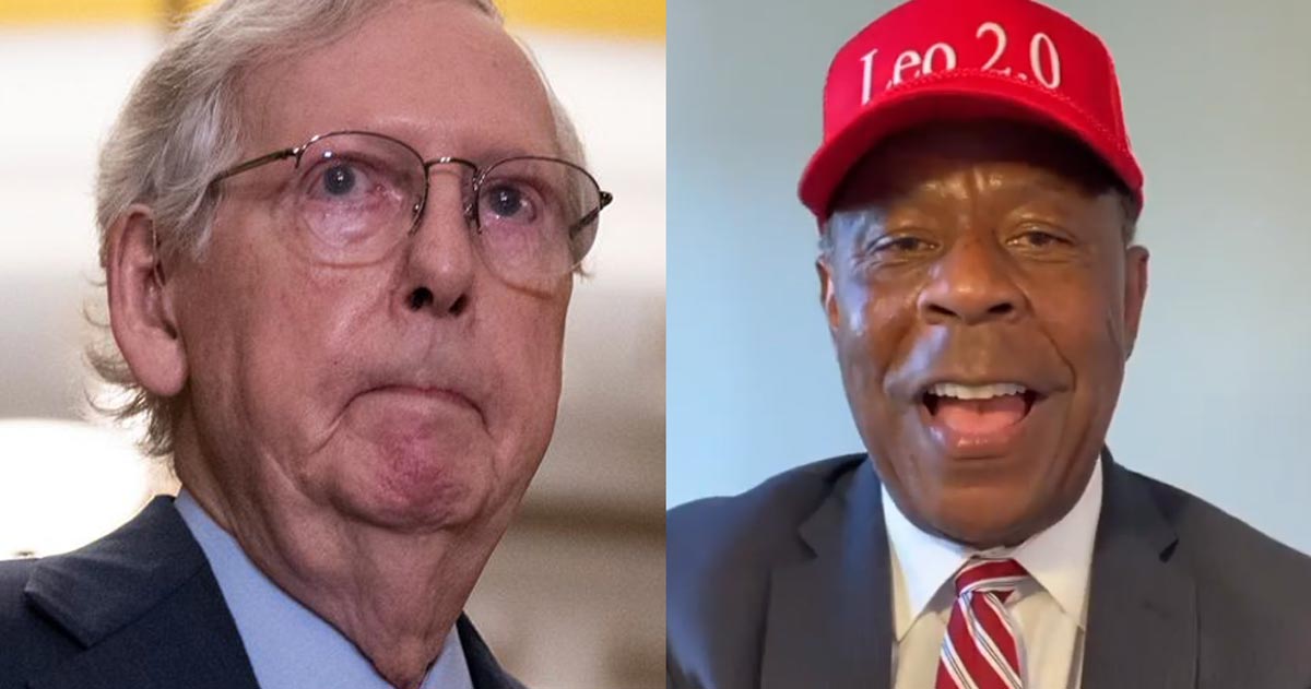 Leo Terrell Celebrates Mitch McConnell Stepping Down as GOP Leader ...