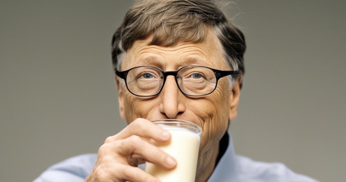 Bill Gates Launches 'Maggot Milk' to Replace Dairy - News Addicts