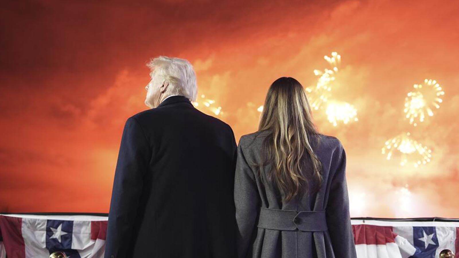 Watch: Incredible Scene as Trump Family Arrives in Virginia for ...