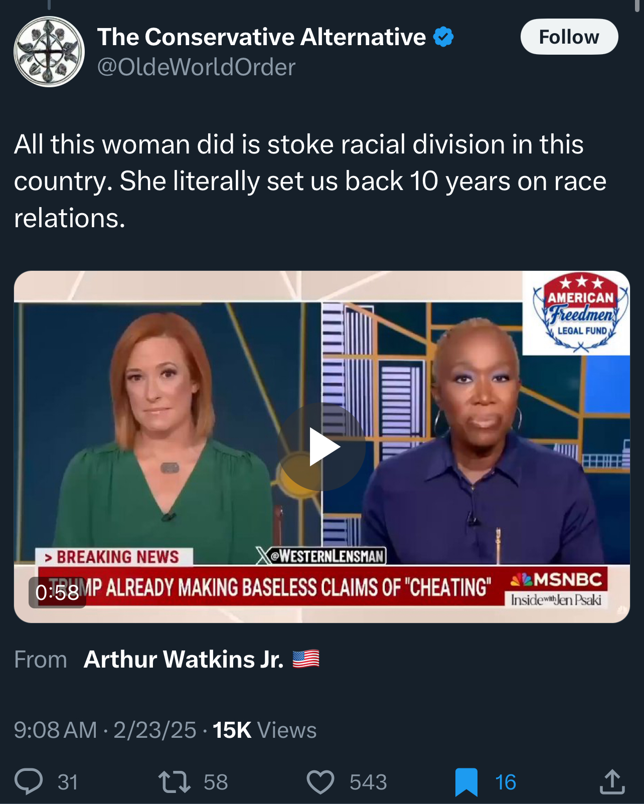 Old Clip Surfaces of Now Fired Joy Reid Claiming Trump Wanted his ...