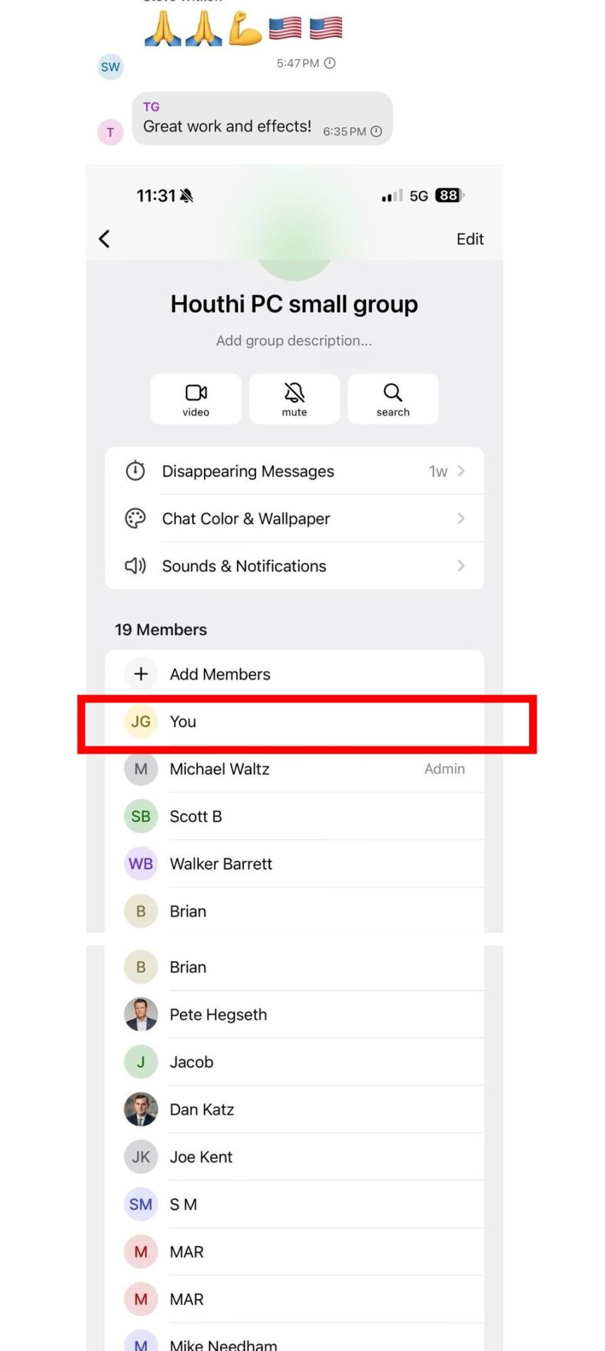 Full Signal Text Thread Has Been Released by The Atlantic — Mike Waltz ...